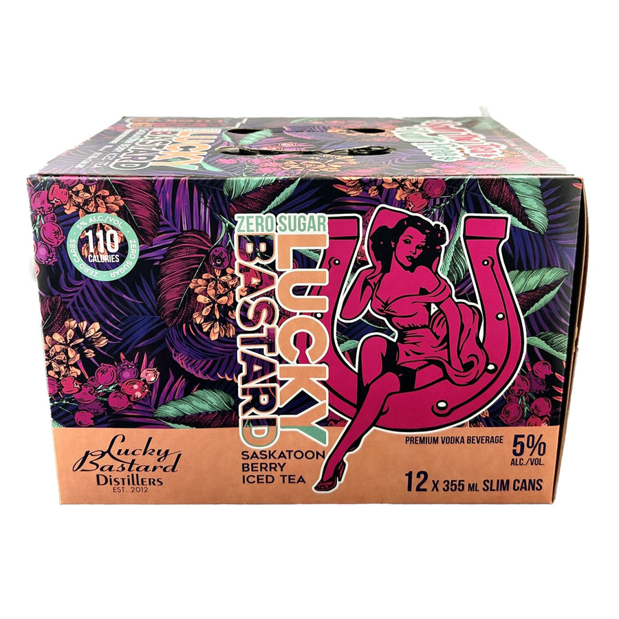 Lucky Bastard Zero Sugar Vodka Iced Tea | 12-Pack Cans – Lucky Bastard ...