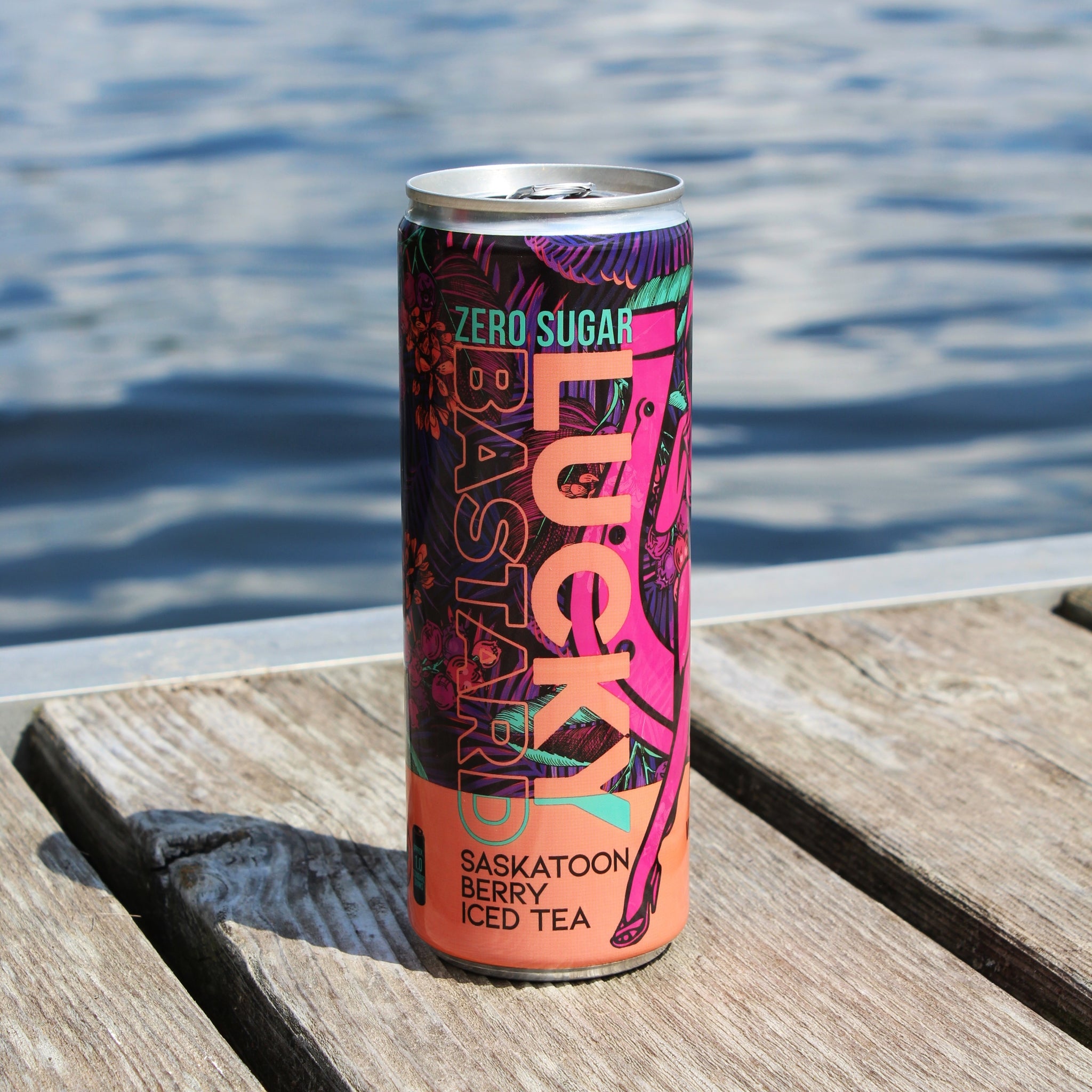 LUCKY BASTARD ZERO SUGAR SASKATOON BERRY ICED TEA - 12 PACK – Lucky ...